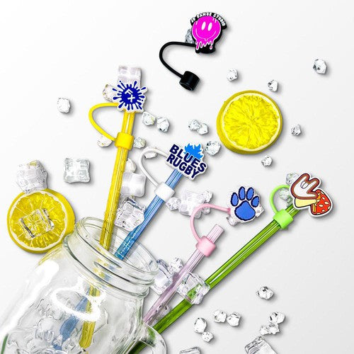 Custom Silicone Straw Toppers - Personalized Straw Accessories ...